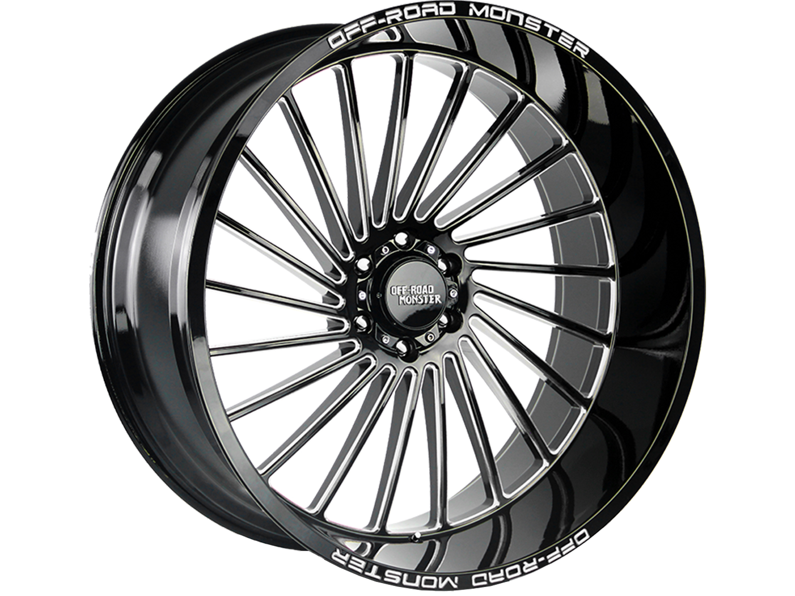 Off-Road Monster Milled Gloss Black M27 Wheel M27612639N44GBML | RealTruck