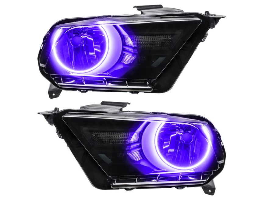 Oracle Chrome OE Style Purple Halo Headlights 7050-007 | RealTruck
