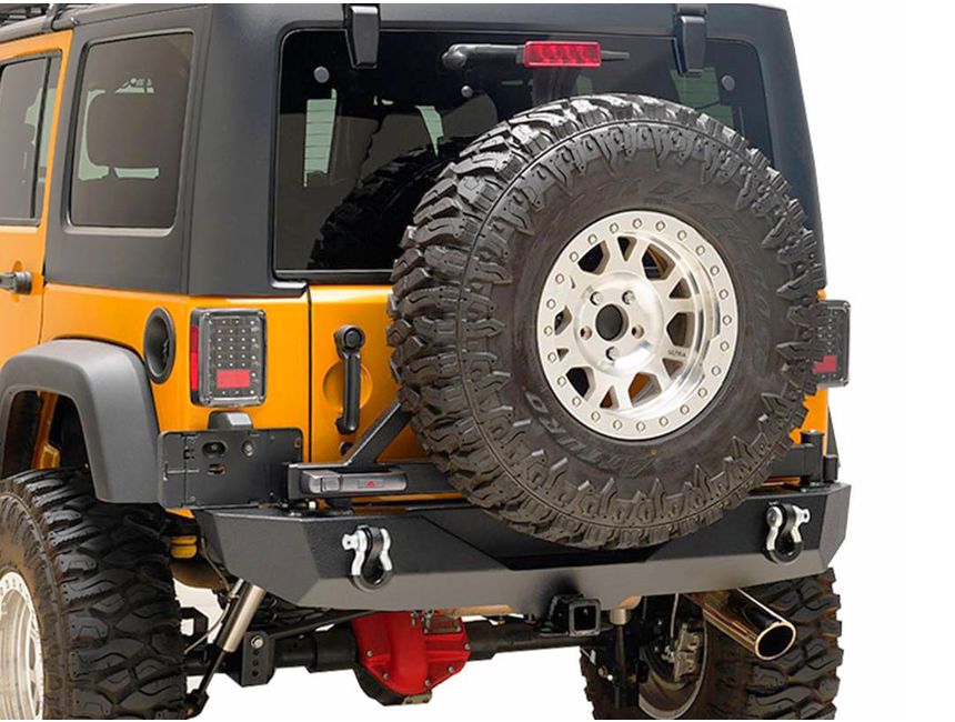 Paramount Body-Width Rear Bumper with SureGrip Tire Carrier 51-0315 ...