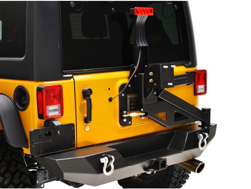 Paramount Body-Width Rear Bumper with Tailgate Tire Carrier 51-0395 ...