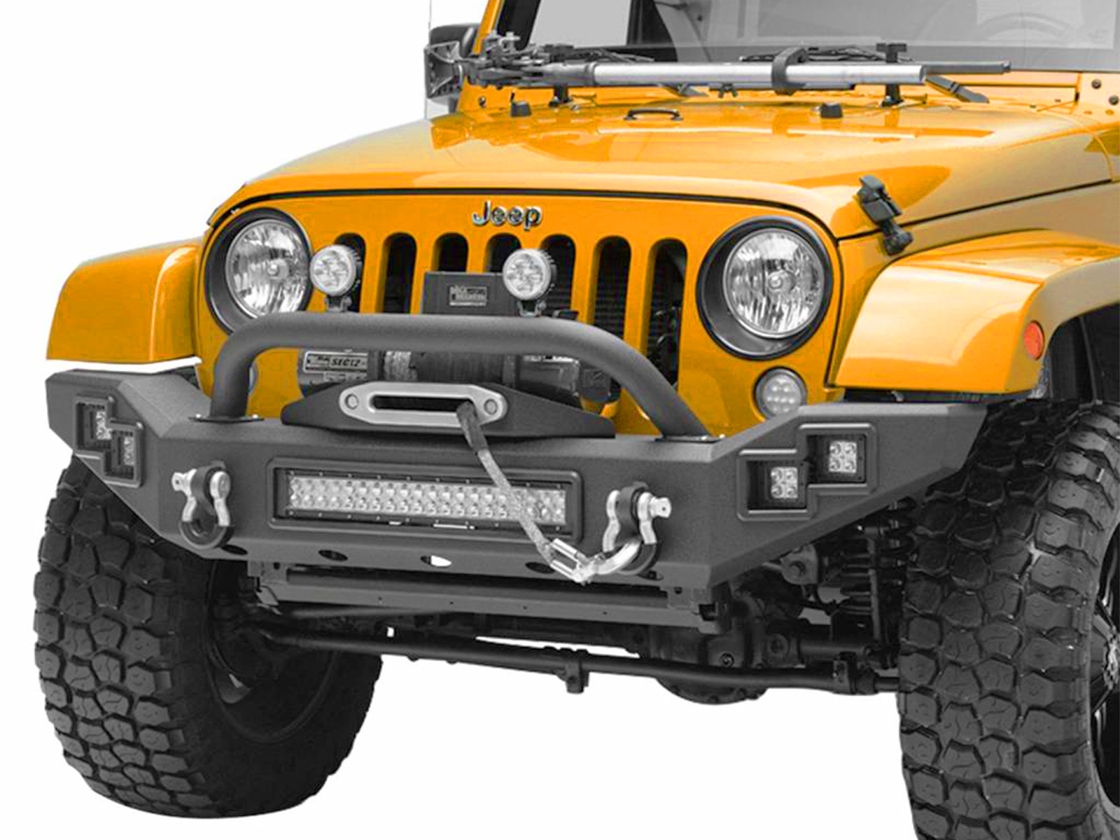 Paramount Full-Width LED Light Style Front Bumper 51-7016 | RealTruck