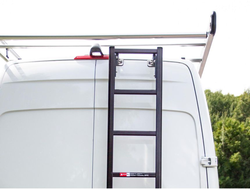 Prime Design Rear Door Ladder AAL-8011-BLK | RealTruck