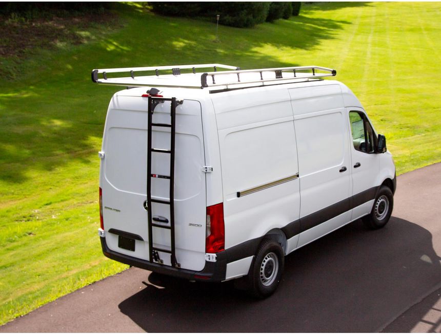 Prime Design Rear Door Ladder AAL-8011-BLK | RealTruck