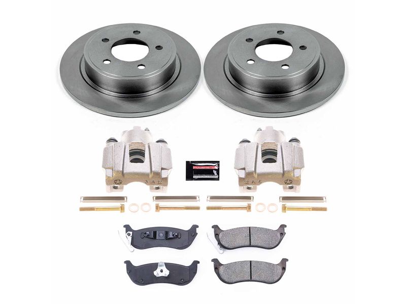 Power Stop Autospecialty Rear Brake Kit with Calipers KCOE3020 | RealTruck