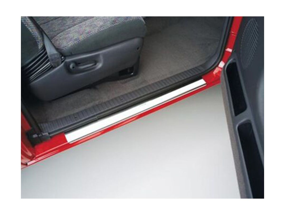 Putco Stainless Steel Door Sill Protectors 95128 | RealTruck