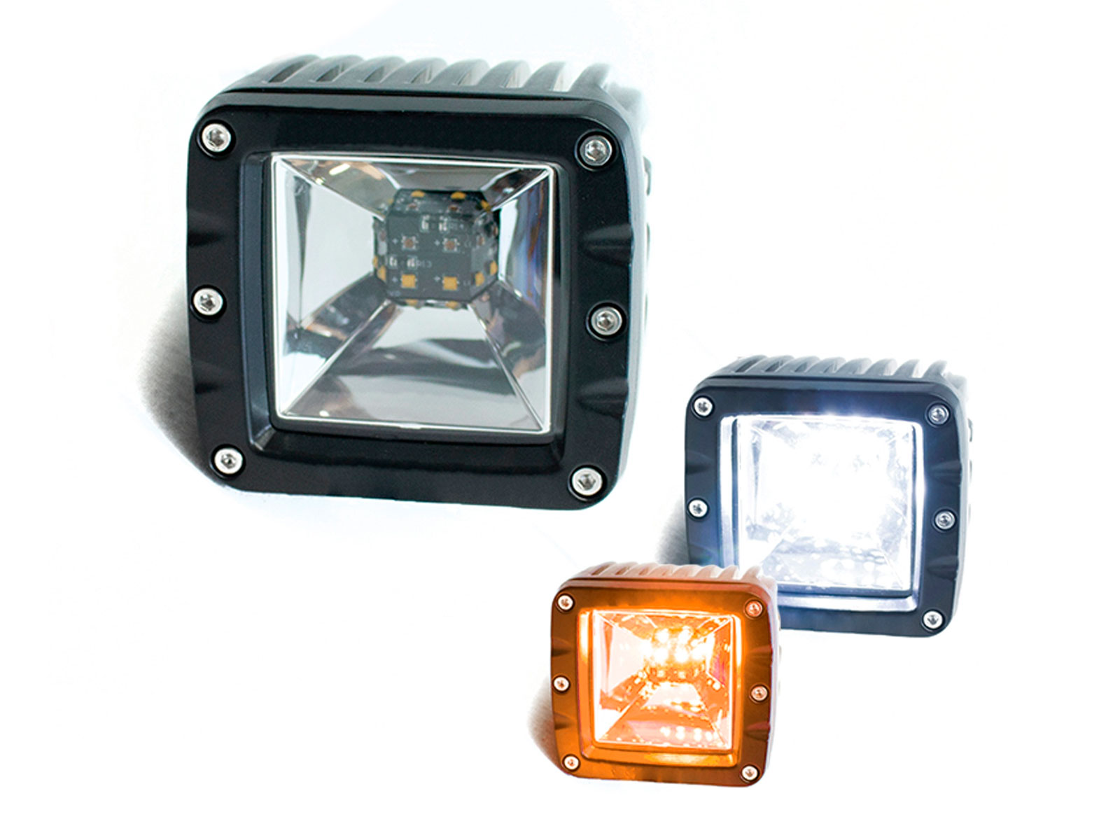 Race Sport Dual Function LED Cube Lights | RealTruck