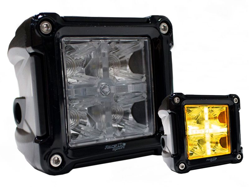 Race Sport Dual Function 3x3 LED Cube Spot Light | RealTruck