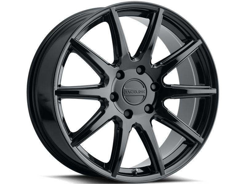 Raceline Gloss Black Spike Wheels | RealTruck