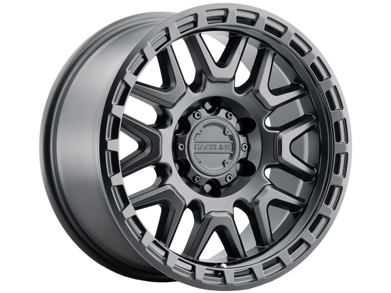 Raceline Matte Black Krank Wheel 953B-79050-12 | RealTruck