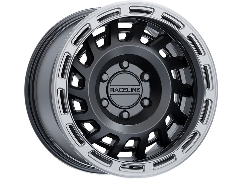Raceline Matte Black & Silver Halo Wheels | RealTruck