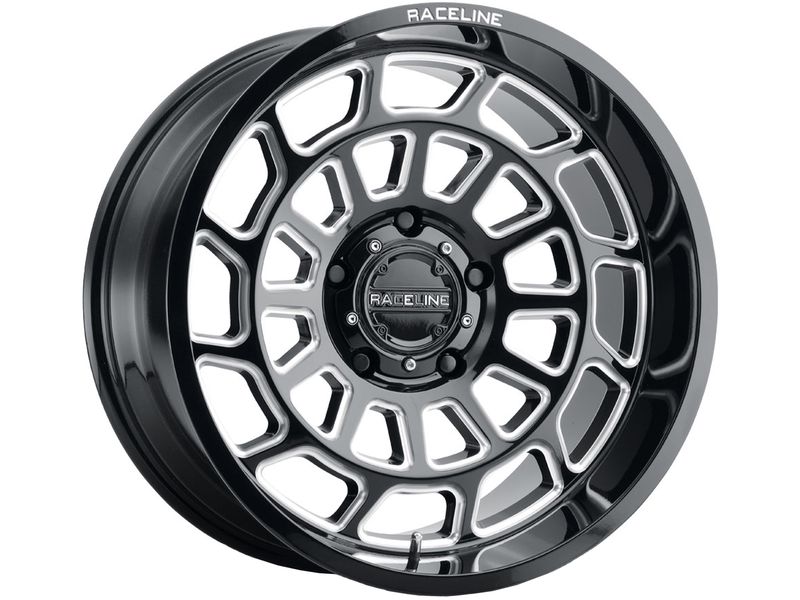 Raceline Milled Gloss Black Warp Wheel 955M-29050-00 | RealTruck