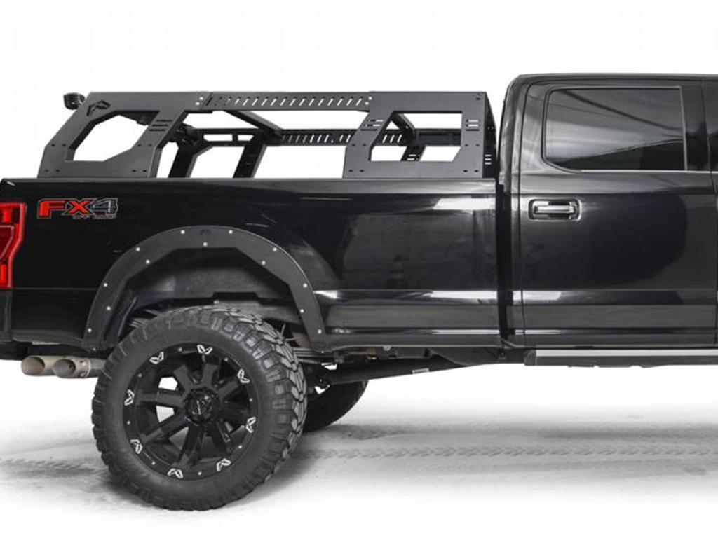 Fab Fours Adjustable Overland Rack Black Powder Coat RACK01-01-1 ...