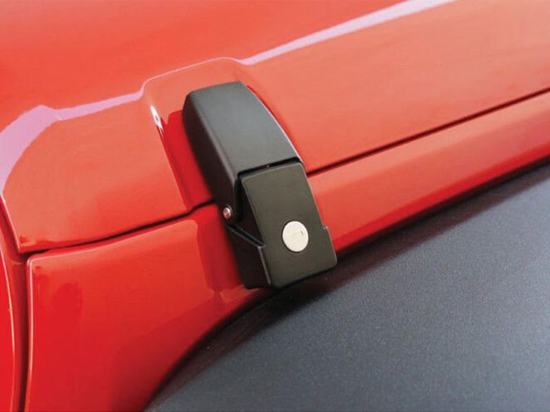 Rampage Jeep Locking Hood Catch Kit 76337 | RealTruck