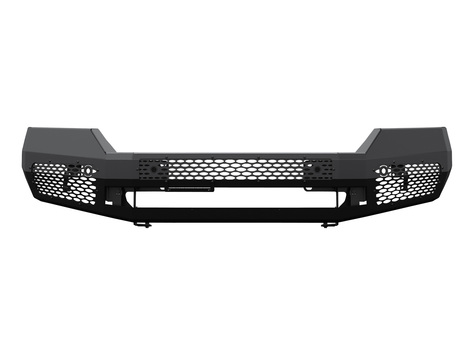 Ranch Hand Midnight Series Base Front Bumper MFG151BMN | RealTruck