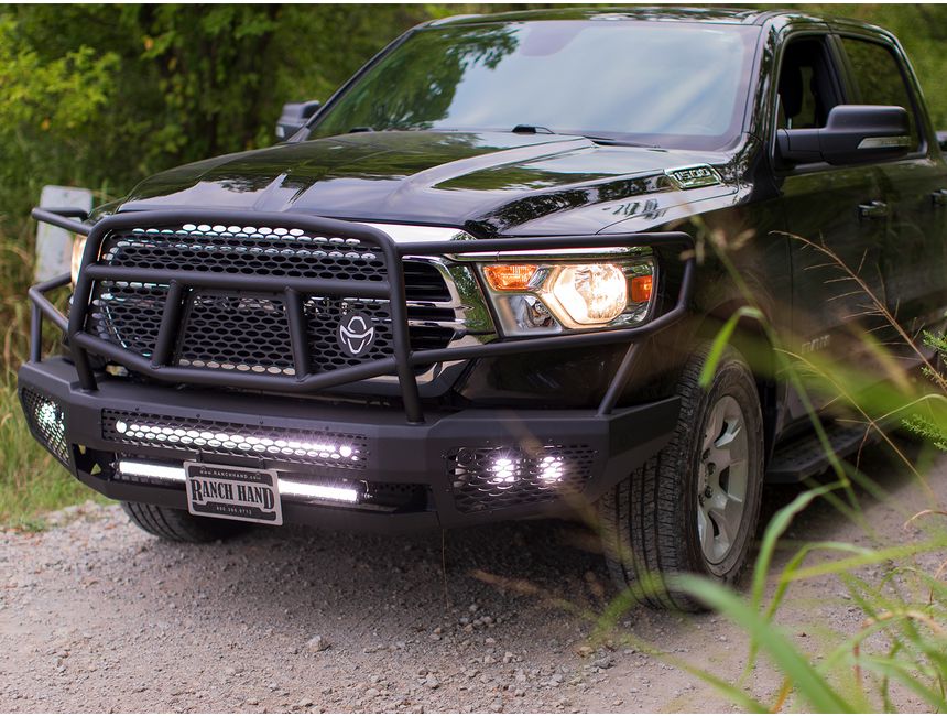 Ranch Hand Midnight Grille Guard Front Bumper MFD19HBM1 | RealTruck