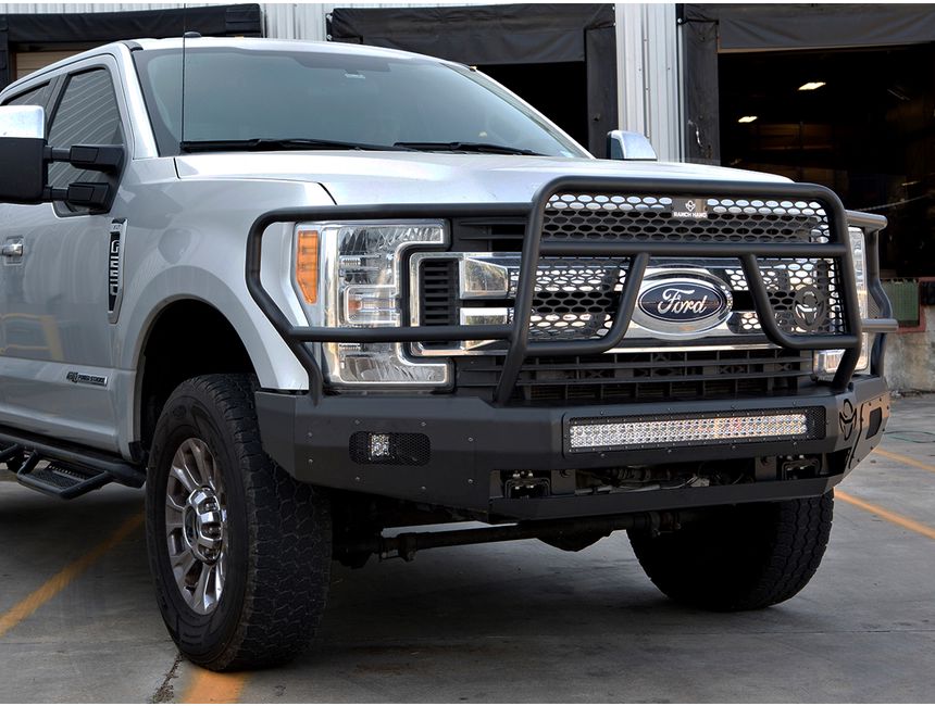 Ranch Hand Midnight Grille Guard Front Bumper MFF201BM1 | RealTruck