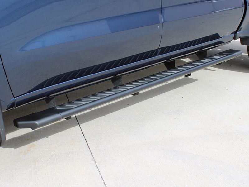 Raptor 5 Black OEM Style Full Tread Running Boards | RealTruck