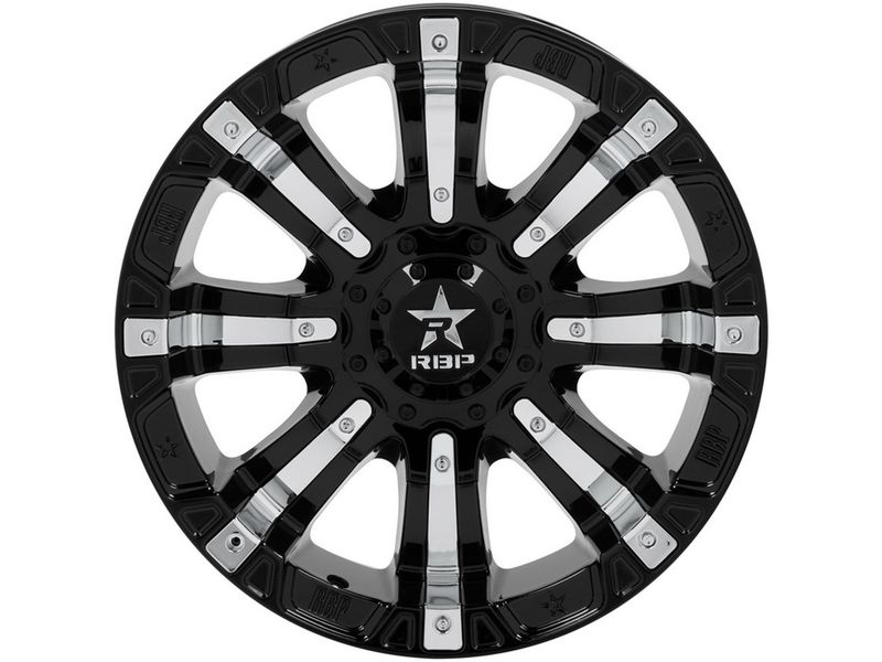 RBP-94R-1790-86-12BP-D RBP Black & Chrome 94R Wheel | RealTruck