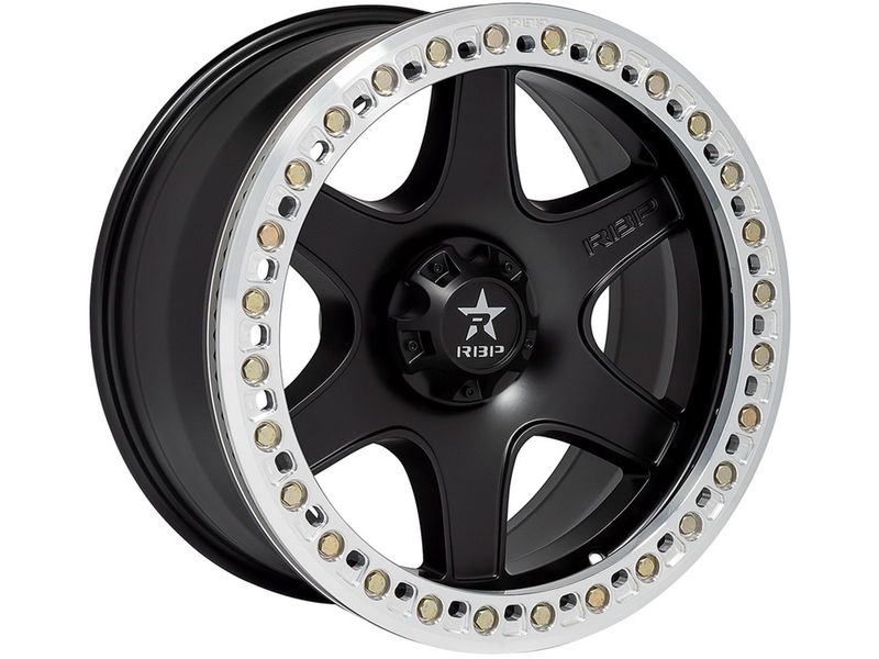 RBP Black & Machined 50R Cobra Beadlock Wheel 50R-1890-78-12M | RealTruck