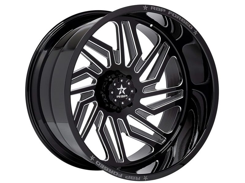 RBP Forged Machined Gloss Black Zion Wheel 41RF-2212-82-44BG | RealTruck