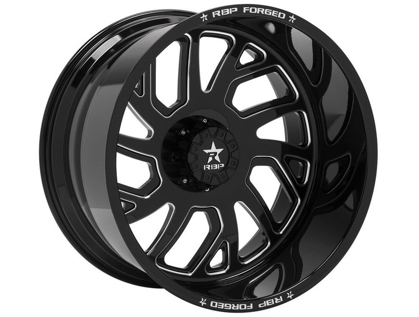 RBP Forged Milled Gloss Black Glock Wheel 65RF-2614-78-101BG | RealTruck