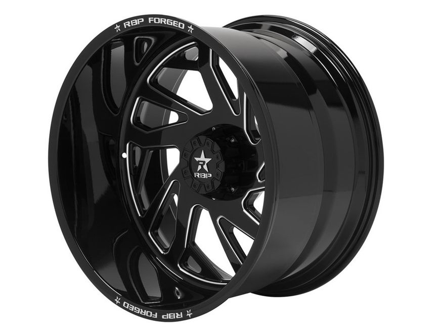 RBP Forged Milled Gloss Black Thunder Wheels | RealTruck