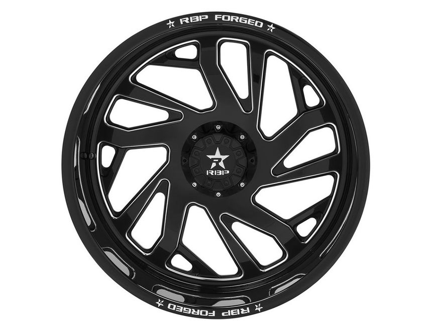 RBP Forged Milled Gloss Black Thunder Wheels | RealTruck