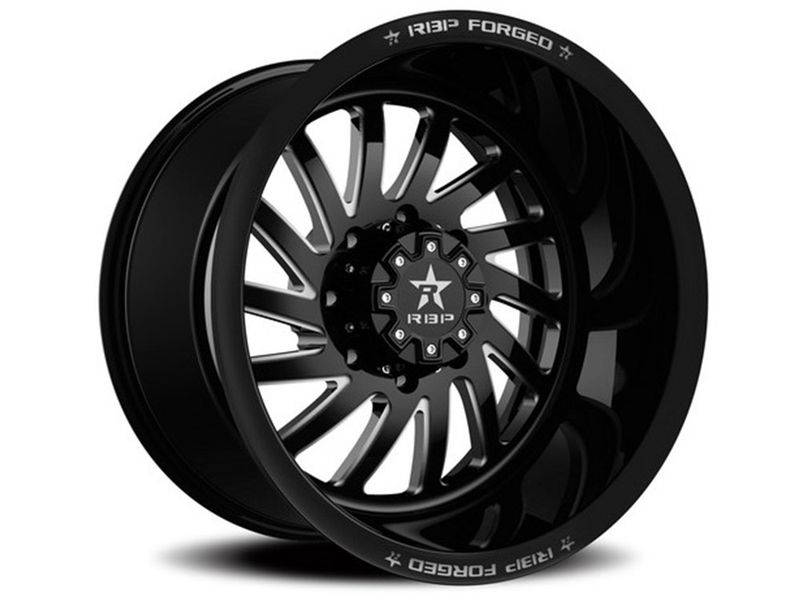 RBP Forged Milled Gloss Black Uzi Wheels | RealTruck