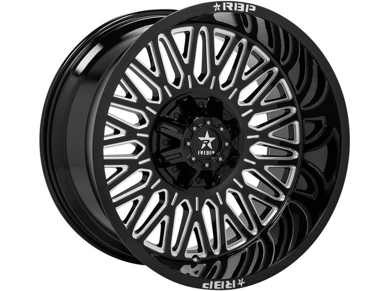 RBP Milled Gloss Black 02R Tycoon Wheel 02R-2010-73+10BG | RealTruck