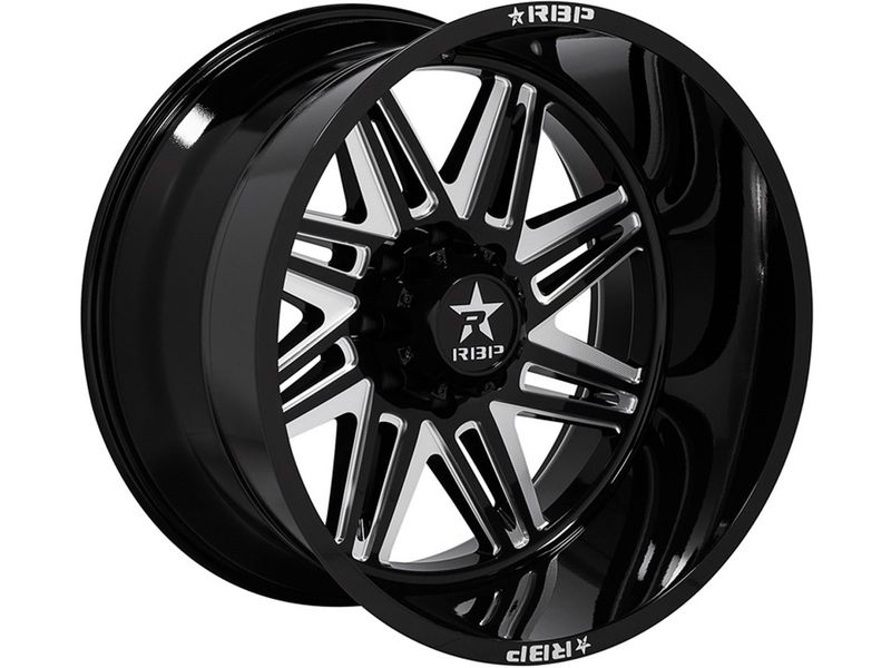 RBP Milled Gloss Black 82R Falcon Wheel 82R-1890-39-00BG | RealTruck