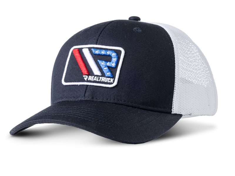 RealTruck Navy Liberty Trucker Hat | RealTruck