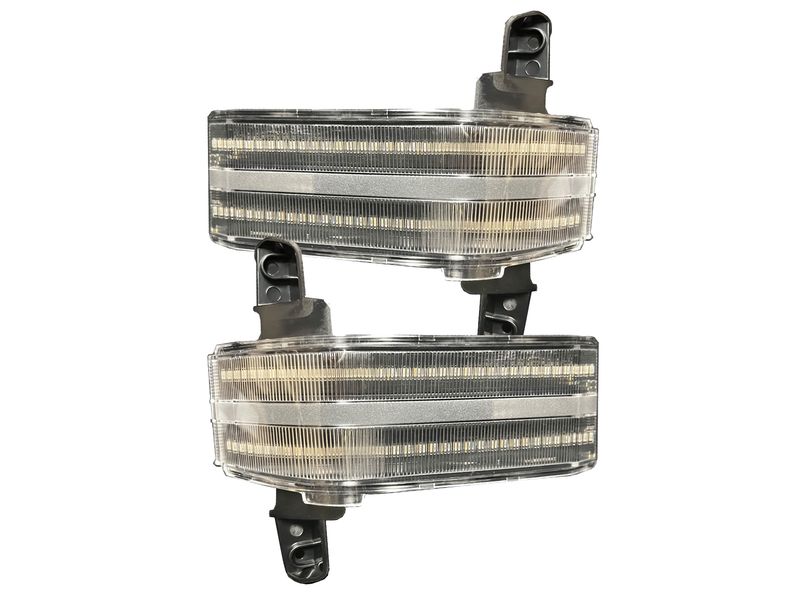 Recon LED Mirror Lens Kit 264153CL | RealTruck