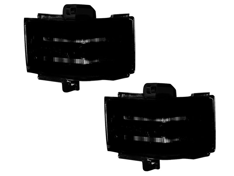 Recon LED Mirror Lens Kit 264245WHBKX | RealTruck