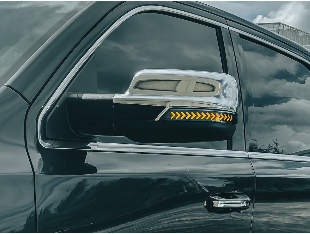 Recon LED Mirror Lens Kit 264246BKS | RealTruck