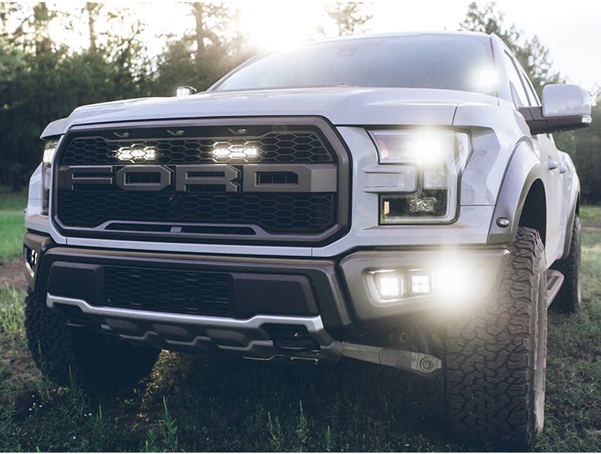 Rigid Industries Raptor Triple LED Fog Light Kits 41610 | RealTruck