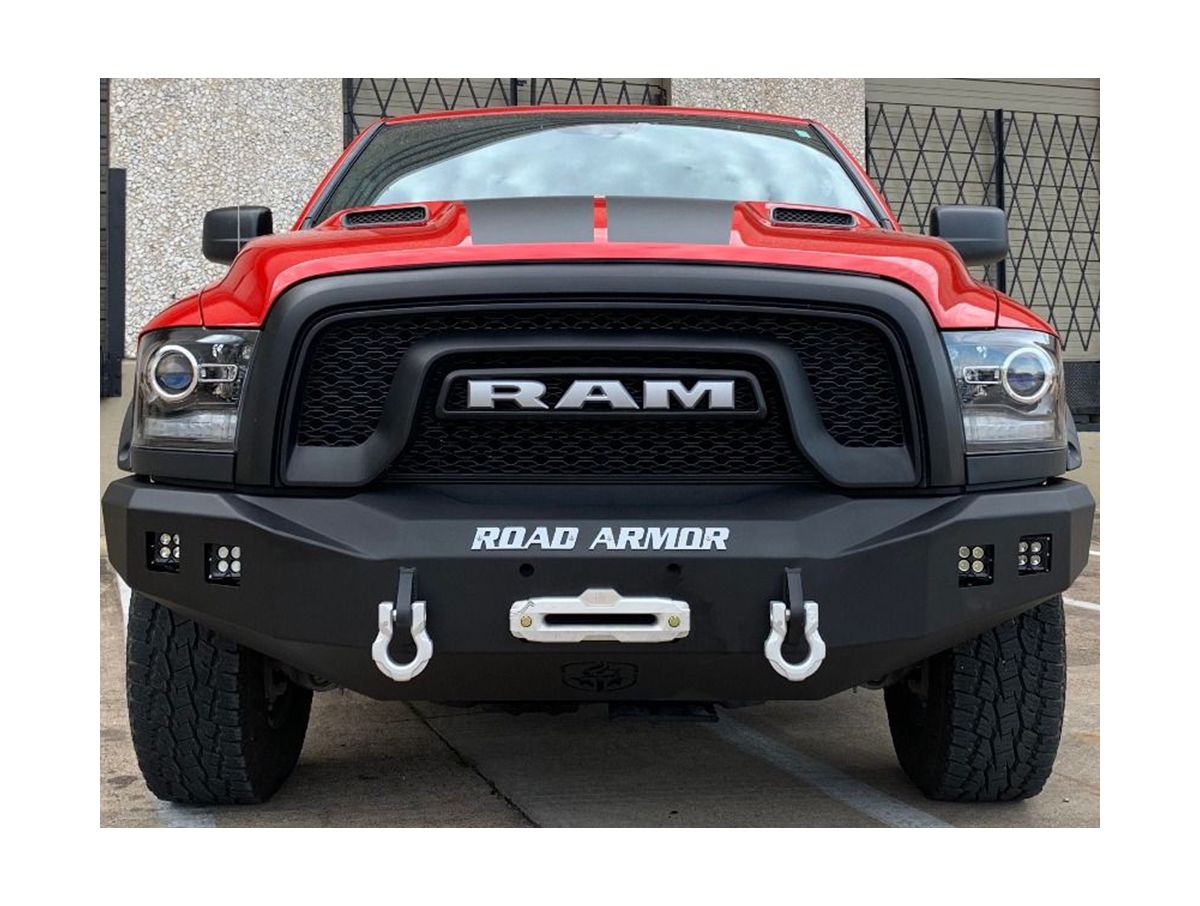 Road Armor Stealth Front Winch Bumper 4151F0B | RealTruck