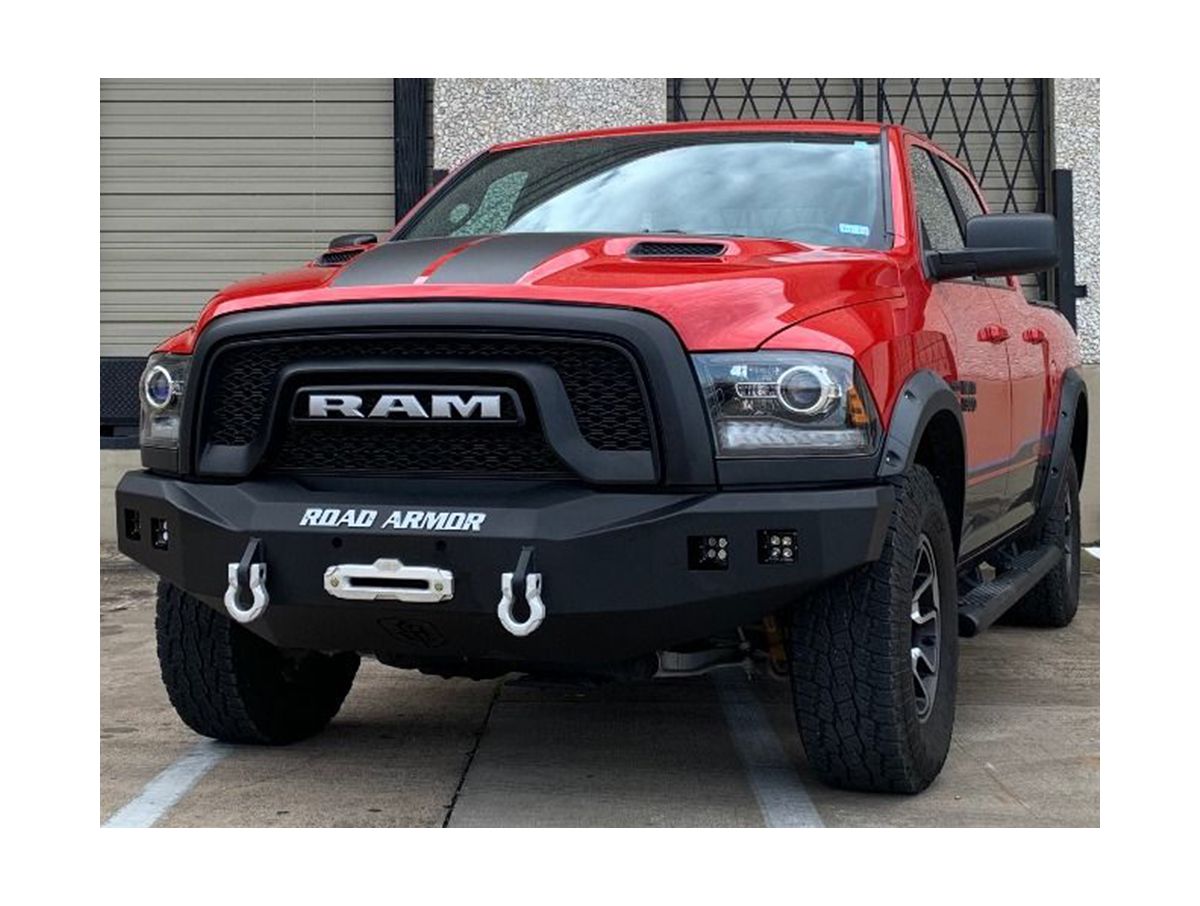 Road Armor Stealth Front Winch Bumper 4151F0B | RealTruck