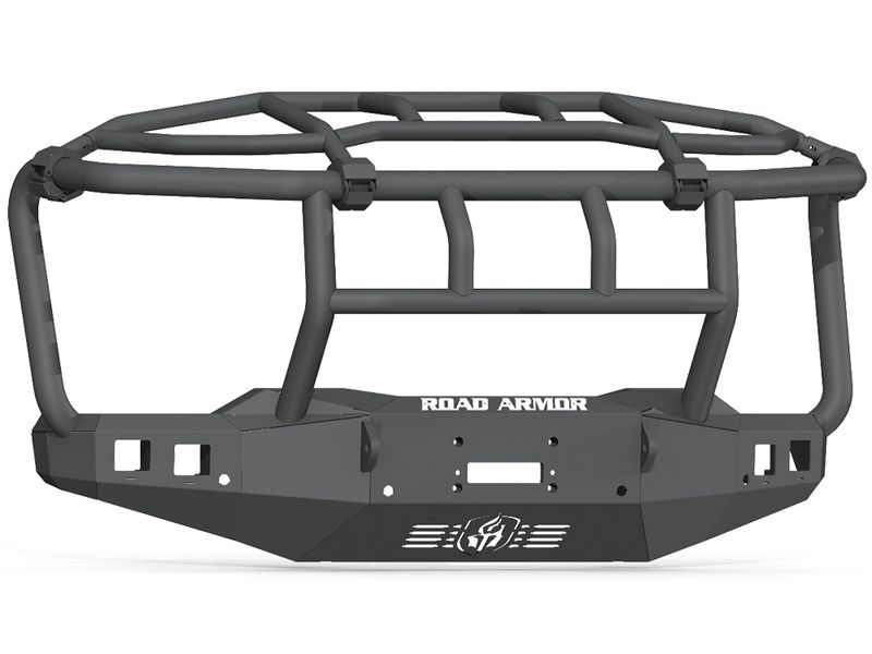 Road Armor Stealth Front Winch Bumper w/ Titan II & Intimidator Guard ...