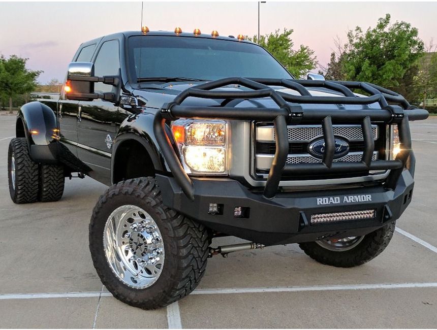 Road Armor Stealth Front Bumper w/ Titan II & Intimidator Guard RDA ...