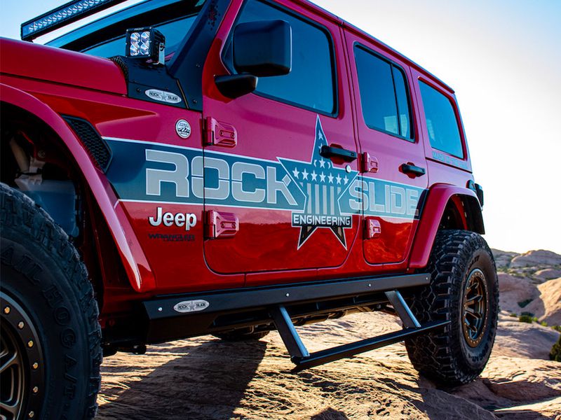 Rock Slide Engineering Gen 3 Step Sliders - JL 4-Door Kit BD-SS-300-JL4 ...