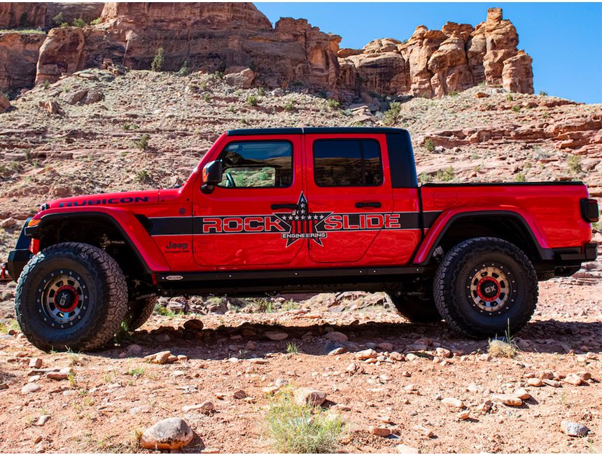 Rock Slide Engineering Gen 3 Step Sliders - JT 4-Door Kit BD-SS-300-JT4 ...