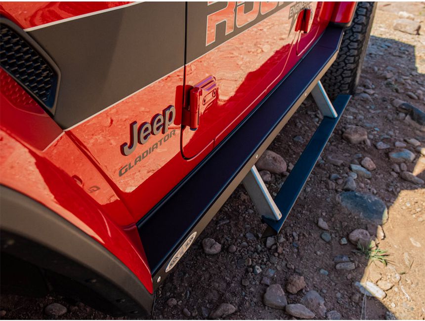 Rock Slide Engineering Gen 3 Step Sliders - JT 4-Door Kit BD-SS-300-JT4 ...