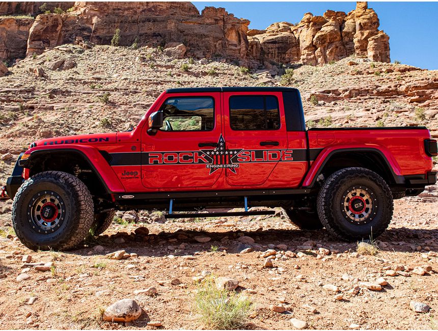 Rock Slide Engineering Gen 3 Step Sliders - JT 4-Door Kit BD-SS-300-JT4 ...
