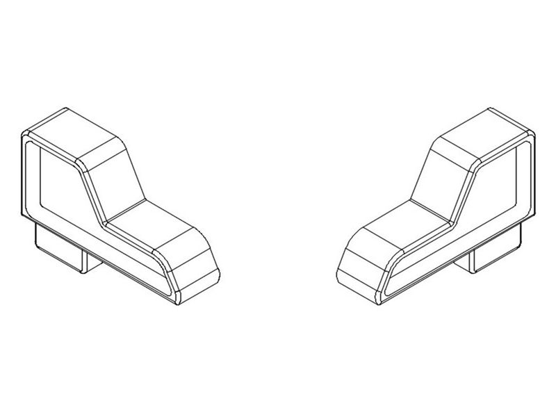 Roll-N-Lock Replacement Handle Flange Caps - M & A-Series 106-007 ...