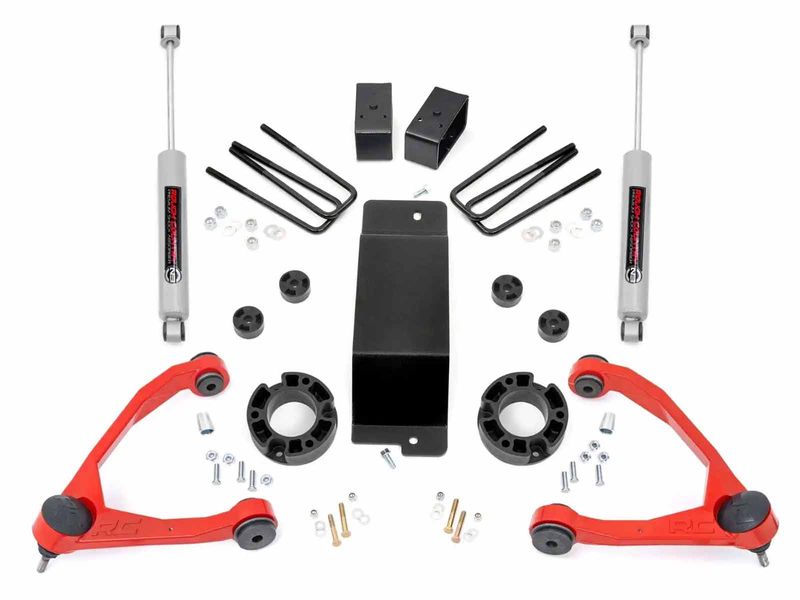 Rough Country 3.5" Standard Lift Kit 19431ARED | RealTruck