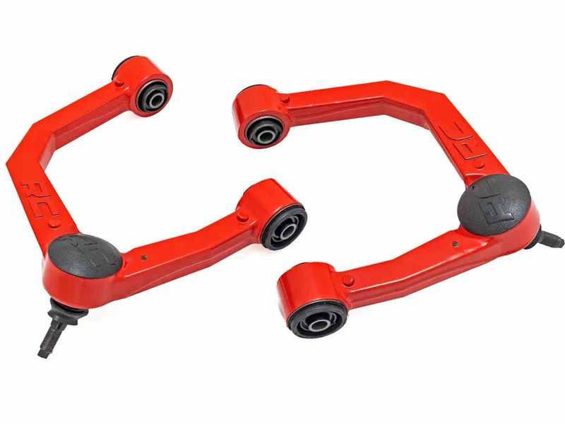 Rough Country Forged Red Upper Control Arms 74401RED | RealTruck