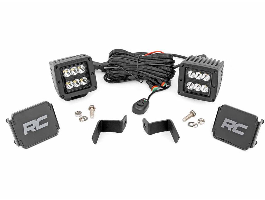 Rough Country LED Ditch Light Mount 71028 | RealTruck