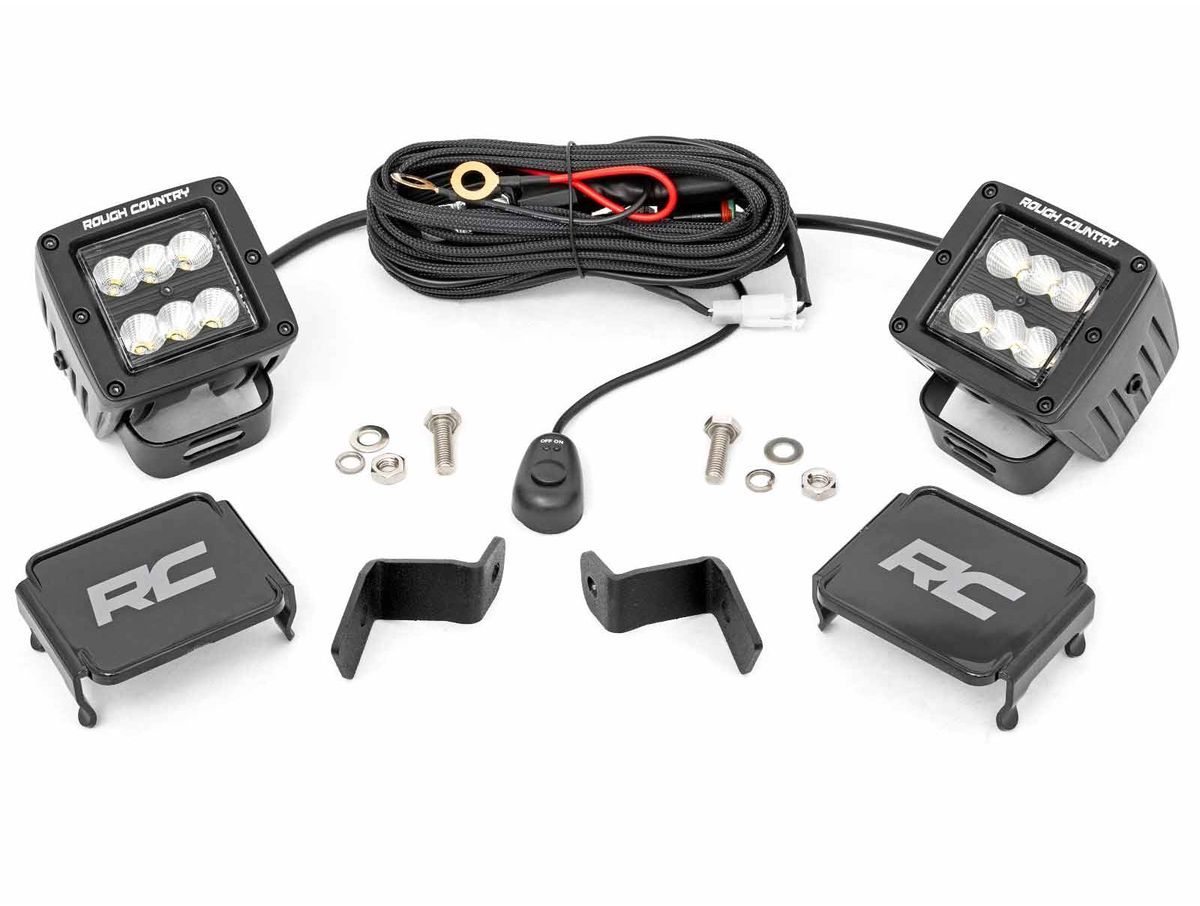 Rough Country LED Ditch Light Kit 71029 | RealTruck
