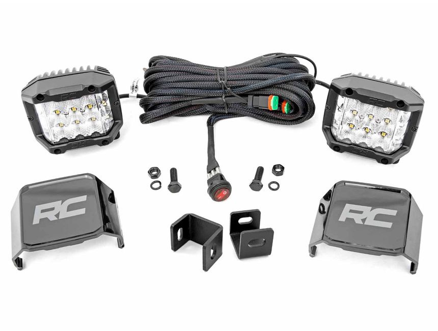 Rough Country LED Ditch Light Mount 71075 | RealTruck