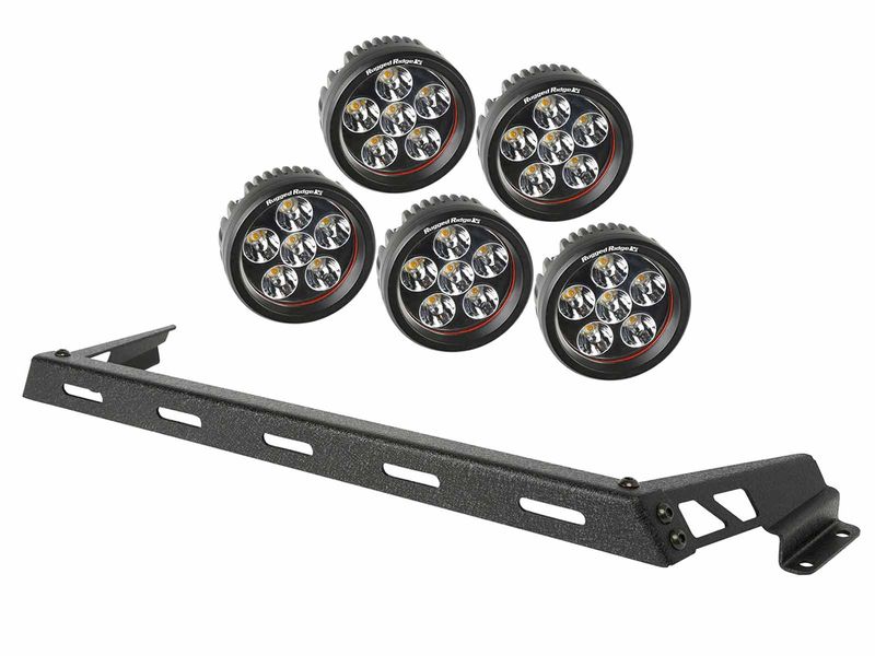 Rugged Ridge Hood Light Bar Kit | RealTruck